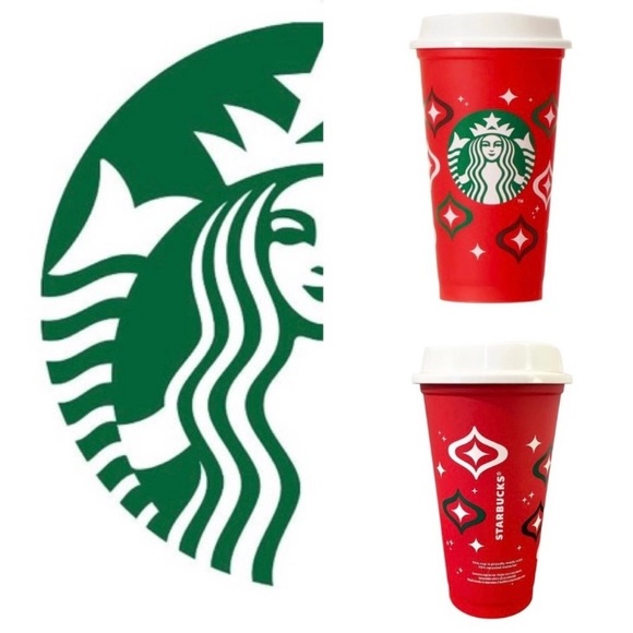 Starbucks | Dining | Starbucks Christmas Red Reusable Hot Cold Cup ...